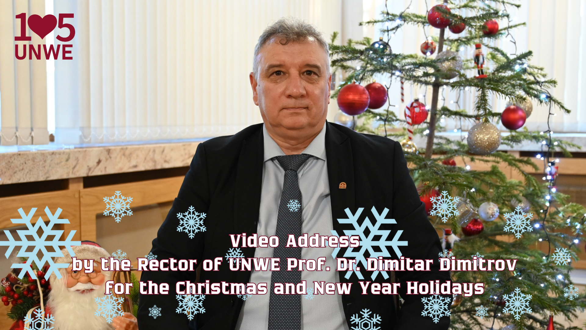 The Rector Prof. Dr. Dimitar Dimitrov in His Christmas Address ...